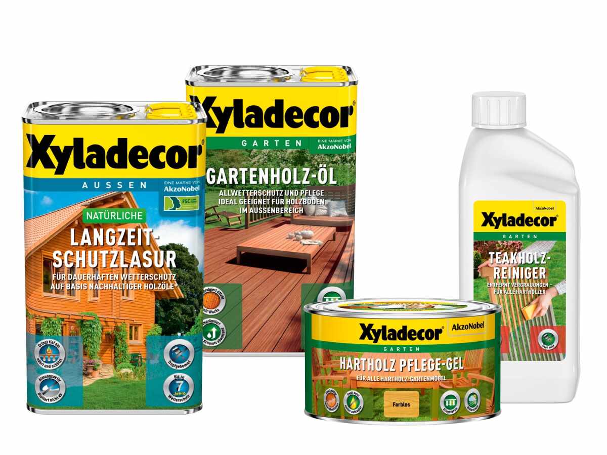 Holzschutz-Produkte von Xyladecor und Consolan